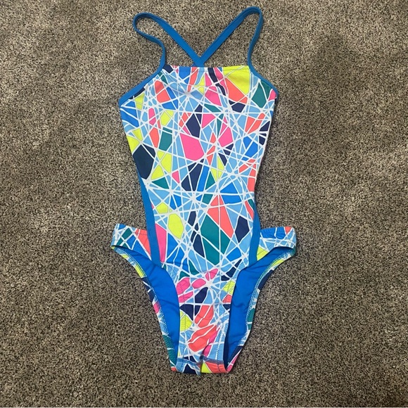 Speedo | Swim | One Piece Neon Speedo Swimsuit In Bikinilike Style ...